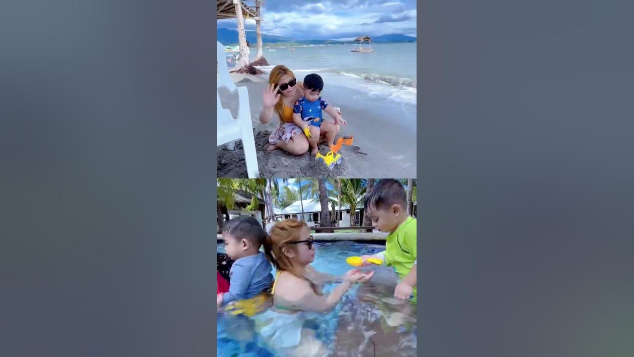 1st beach ni Akiroh / 1yr & 11 months #akiroh - YouTube