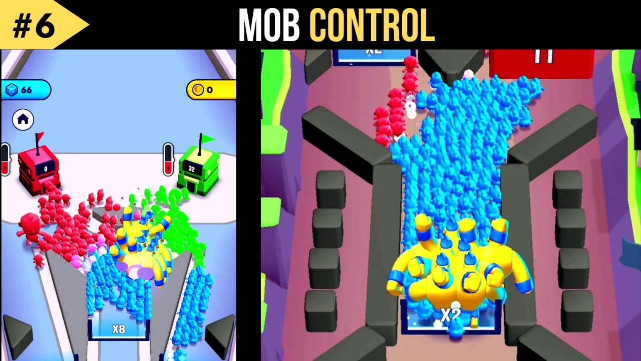 Mob control gameplay - satisfying mobile games - android gameplay #6 ...