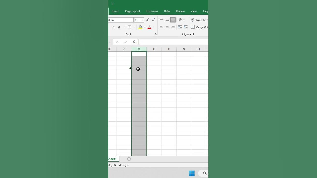 Column Function Use In Excel Shorts Excelshorts Deepaccounting Youtube