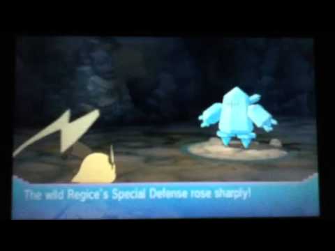 Pokemon Alpha Sapphire - Catching Regice - YouTube