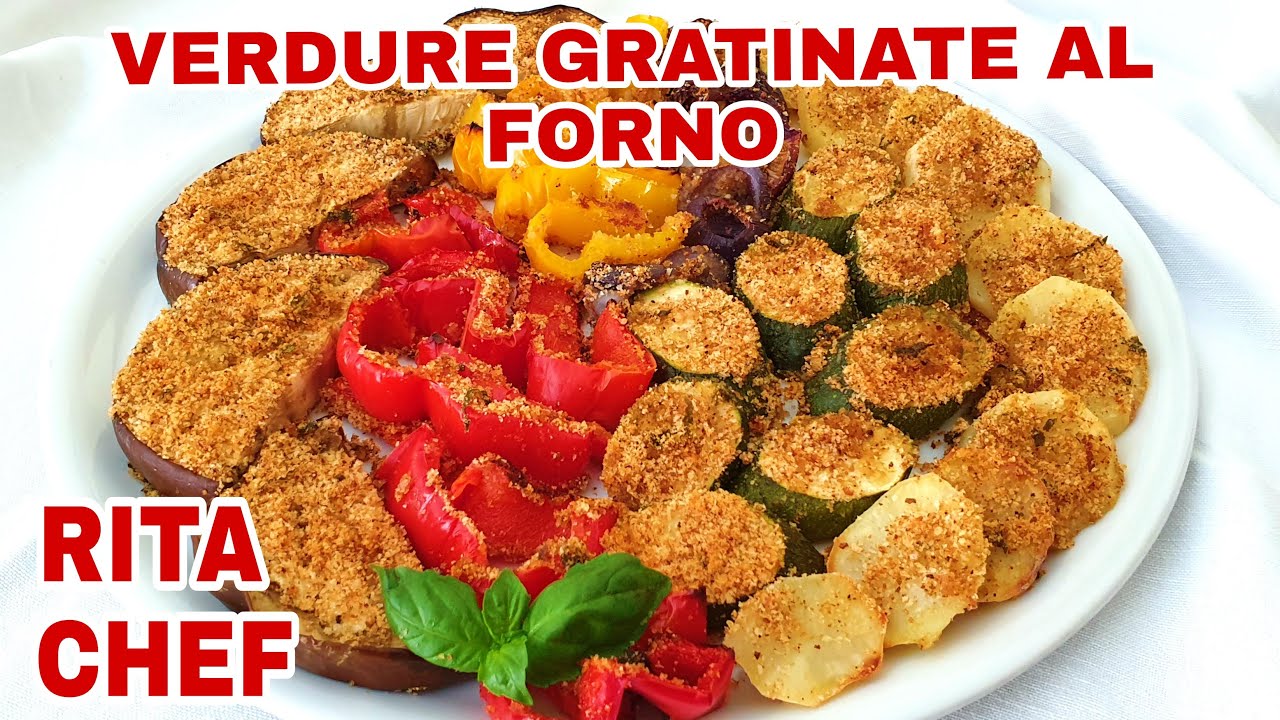 VERDURE GRATINATE AL FORNO⭐RITA CHEF | Un piatto gustoso e colorato ...