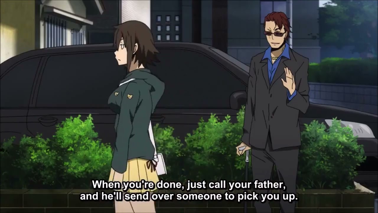 Durarara!! x2 Ten - Akabayashi meeting the Orihara Sisters (Part 6 ...