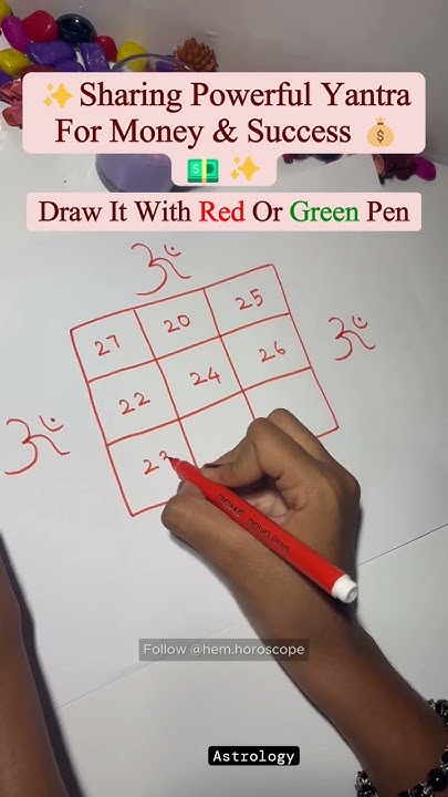 This Is A Super Strong Yantra to Bring Money And Success Using ...