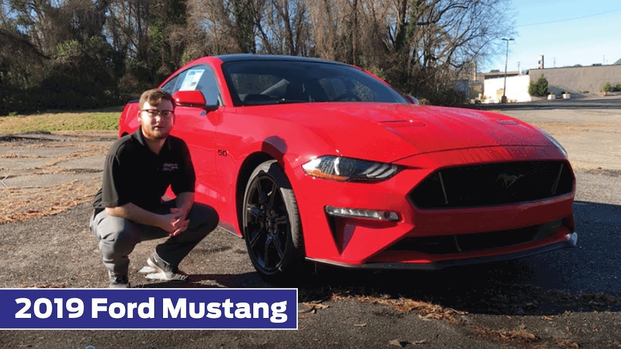 2019 Ford Mustang Walkaround - Tindol Ford Gastonia NC - YouTube