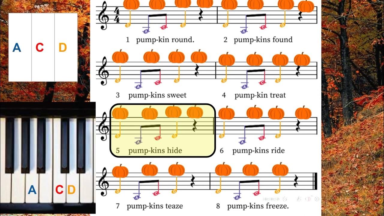 Counting Pumpkins Play along (Pass the Pumpkin Ostinato) - YouTube