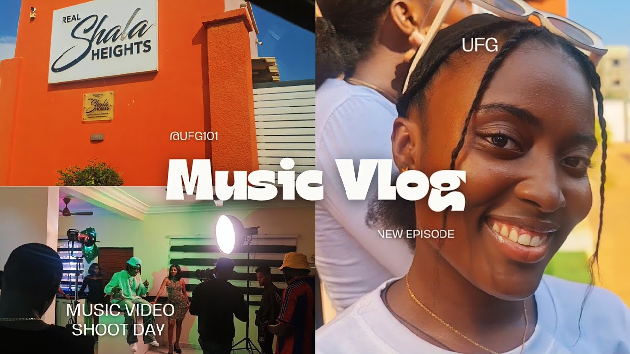 MUSIC VLOG | Come with us on a music video set tour - YouTube
