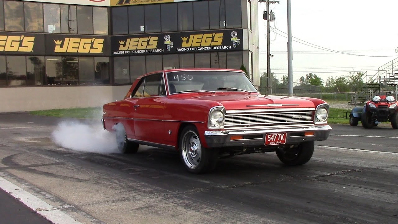 Classy 1966 Chevy II Nova Drag Racing NHRDO 2014 - YouTube