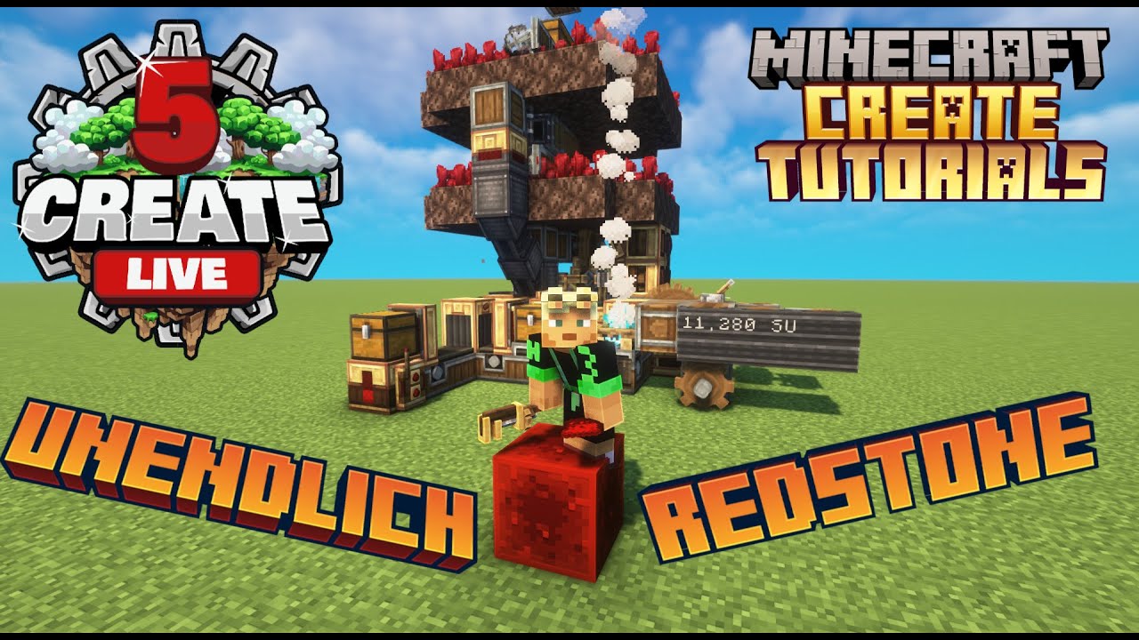 UNENDLICH Redstone in Create Live 5!!! + Schematic [Create Live 5 ...