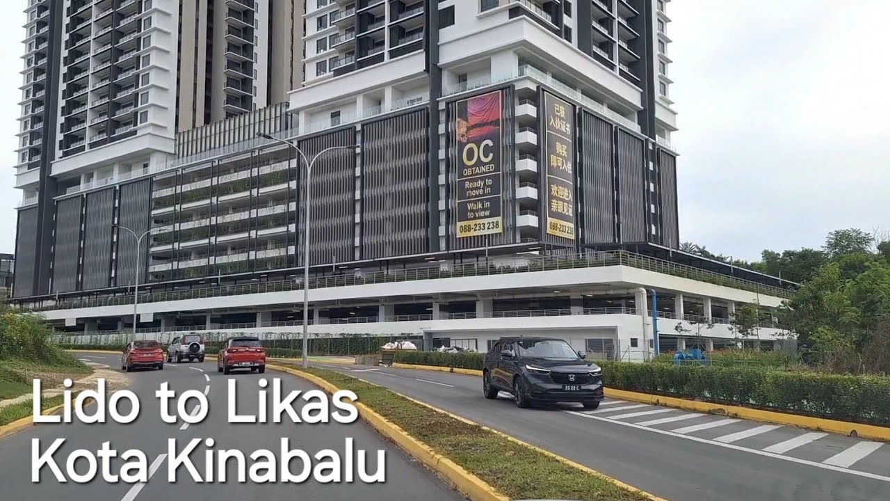 Kota Kinabalu driving Lido to Likas🚙Jalan Lintas-Jalan Bersatu(HQE2 ...