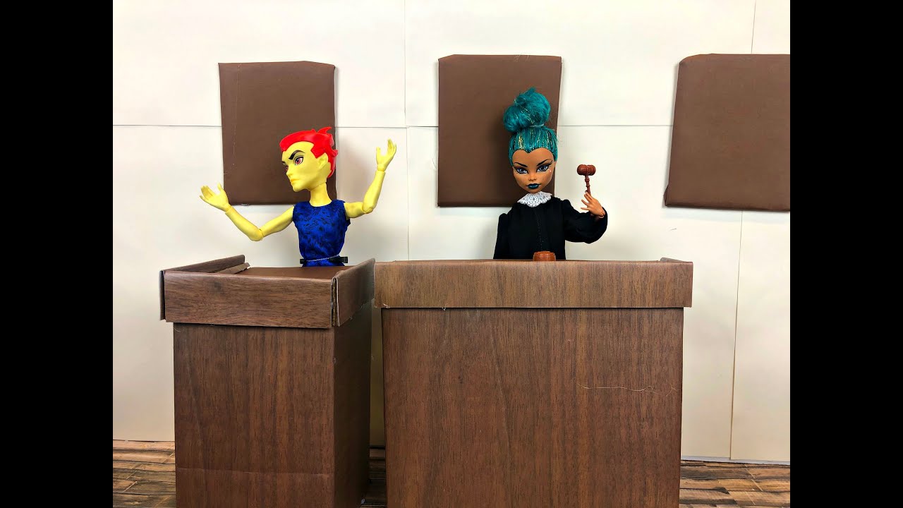 Jury Duty- A Monster High/Ever After High Stop Motion - YouTube