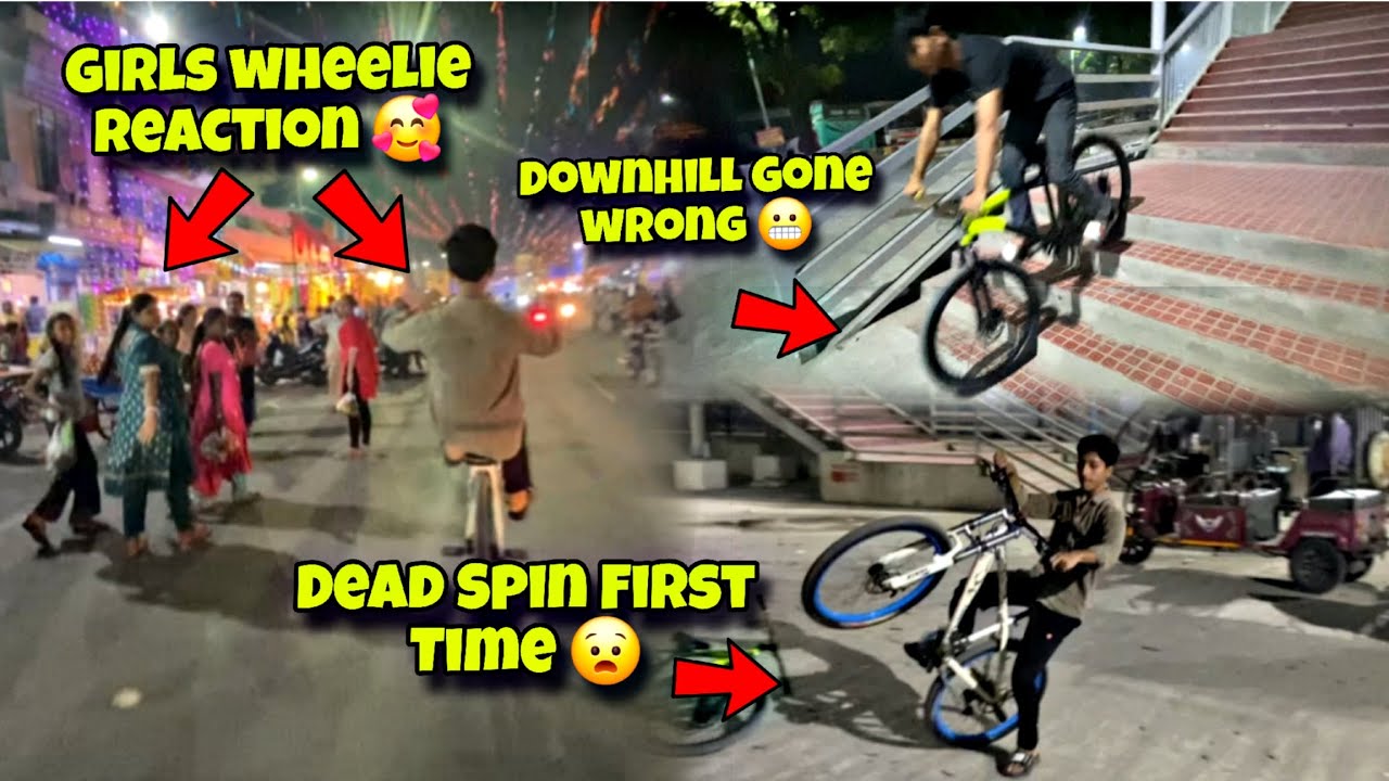 Bhot Stunts Aaj First Time Try Kiya😲 Full Wheelie Reactions🥰 - YouTube
