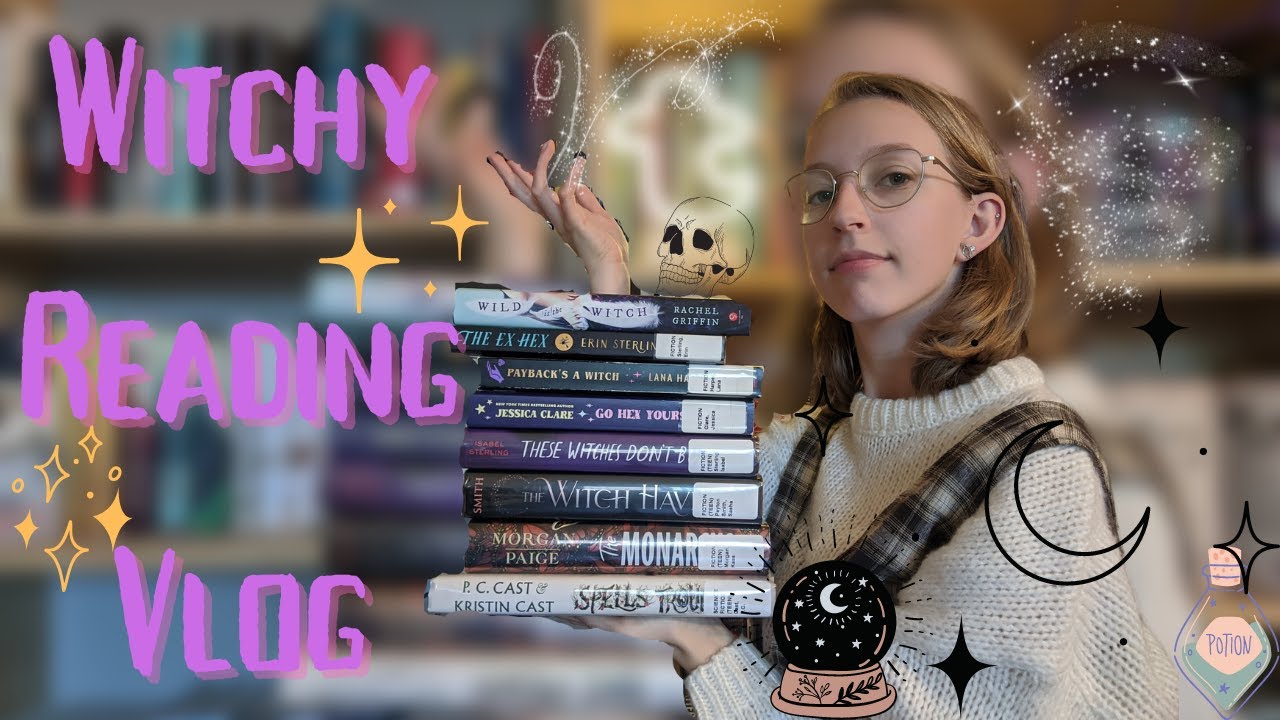 A Sickly Witchy Reading Vlog | Spooky Season Spectacular - YouTube