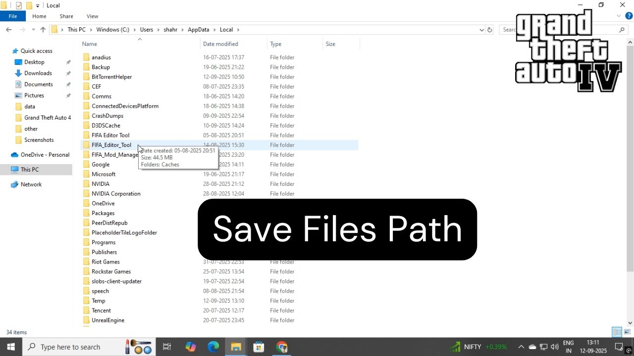 Where to find GTA IV save files - YouTube