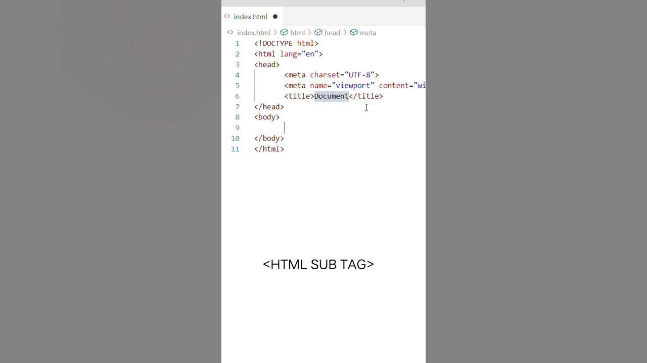 HTML Sub Tag #handsoncoding #ai(Day 14/100) - YouTube