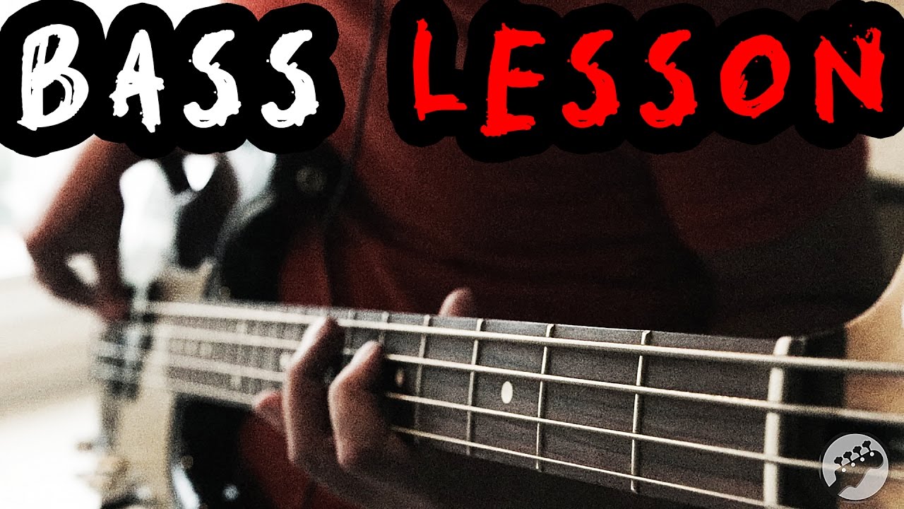 Rock Bass Line Lesson Aula Tab Youtube