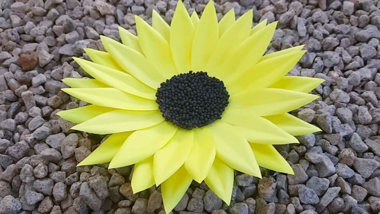 DIY||Match stick SUN FLOWER|| tech by jithee. - YouTube