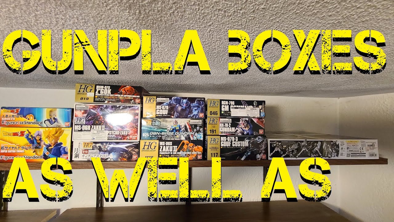 Gunpla Boxes As Well As - YouTube