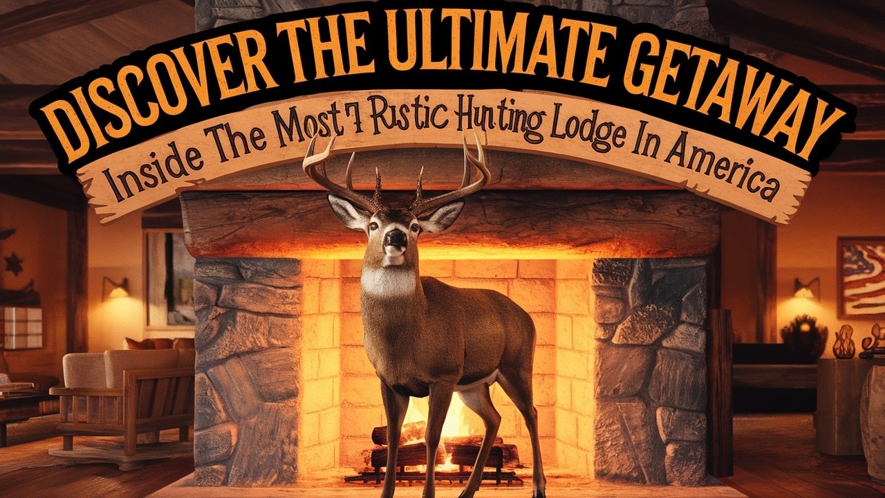 Inside The Most RUSTIC Hunting Lodge in America! - YouTube