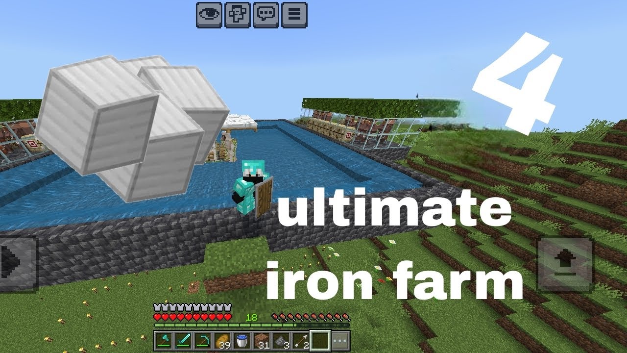 [part 2] Ultimate iron farm in my hardcore world #4 #minecraft # ...