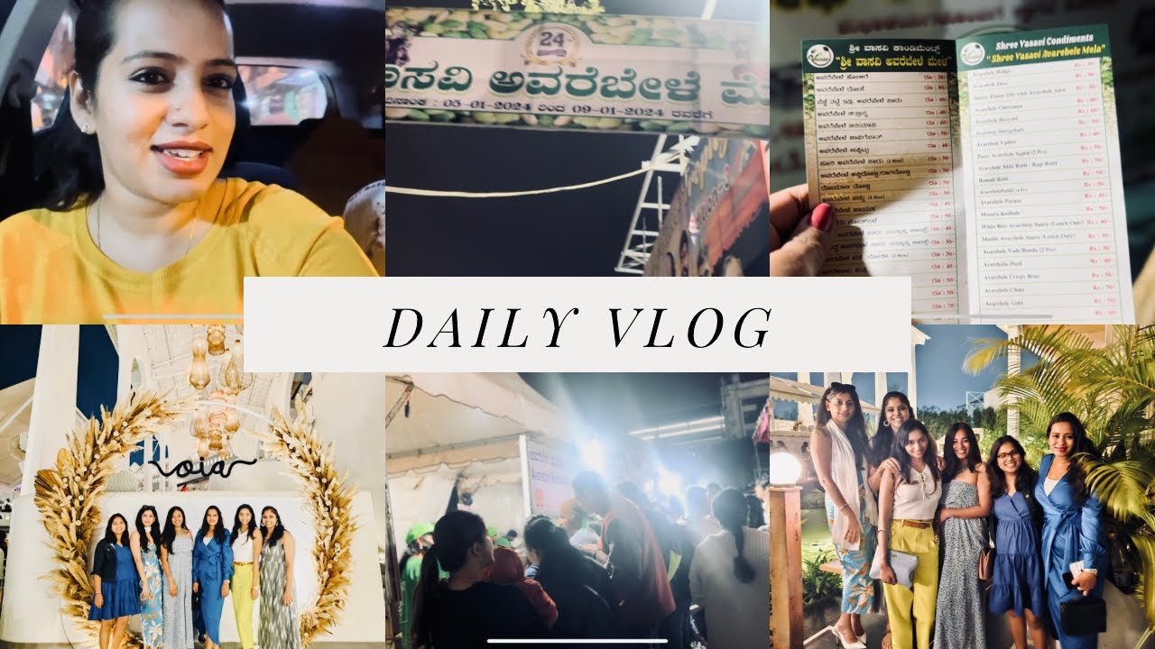 Daily Vlog||Exploring Bangalore’s Famous Avrebele Mela 2024||Girls Kitty party||Outing With ...