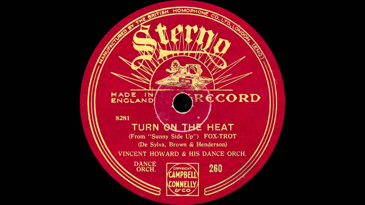 Arthur Rosebery and his Kit-Cat Dance Band - Turn On The Heat - 1930 ...