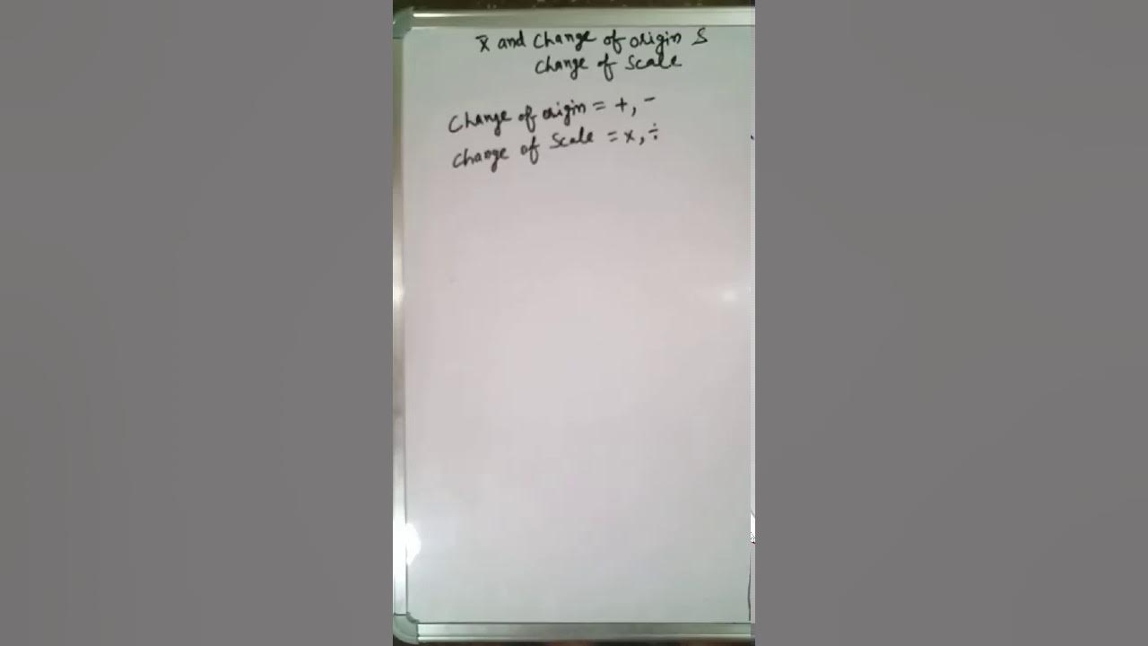 Lecture 10 Arithmetic Mean And Change Of Origin And Scale YouTube lecture-10-arithmetic-mean-and-change-of-origin-and-scale-youtube