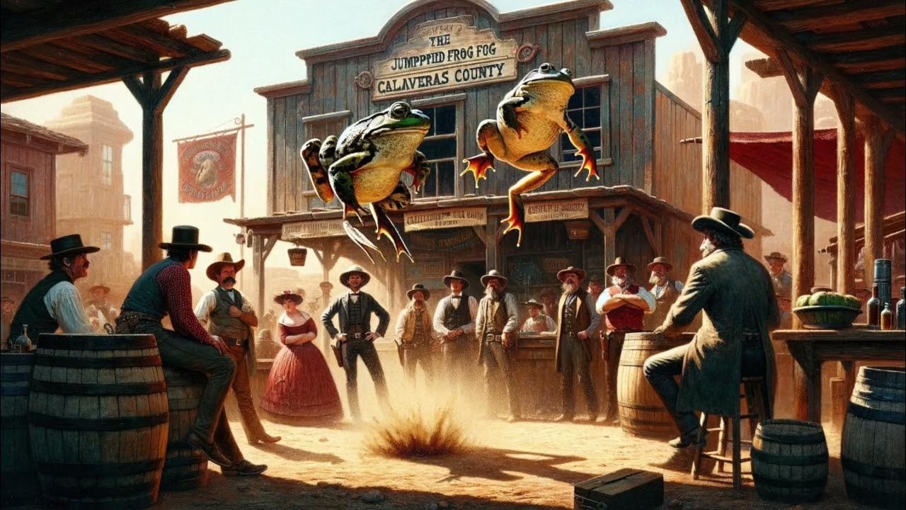 The Celebrated Jumping Frog of Calaveras County by Mark Twain - YouTube