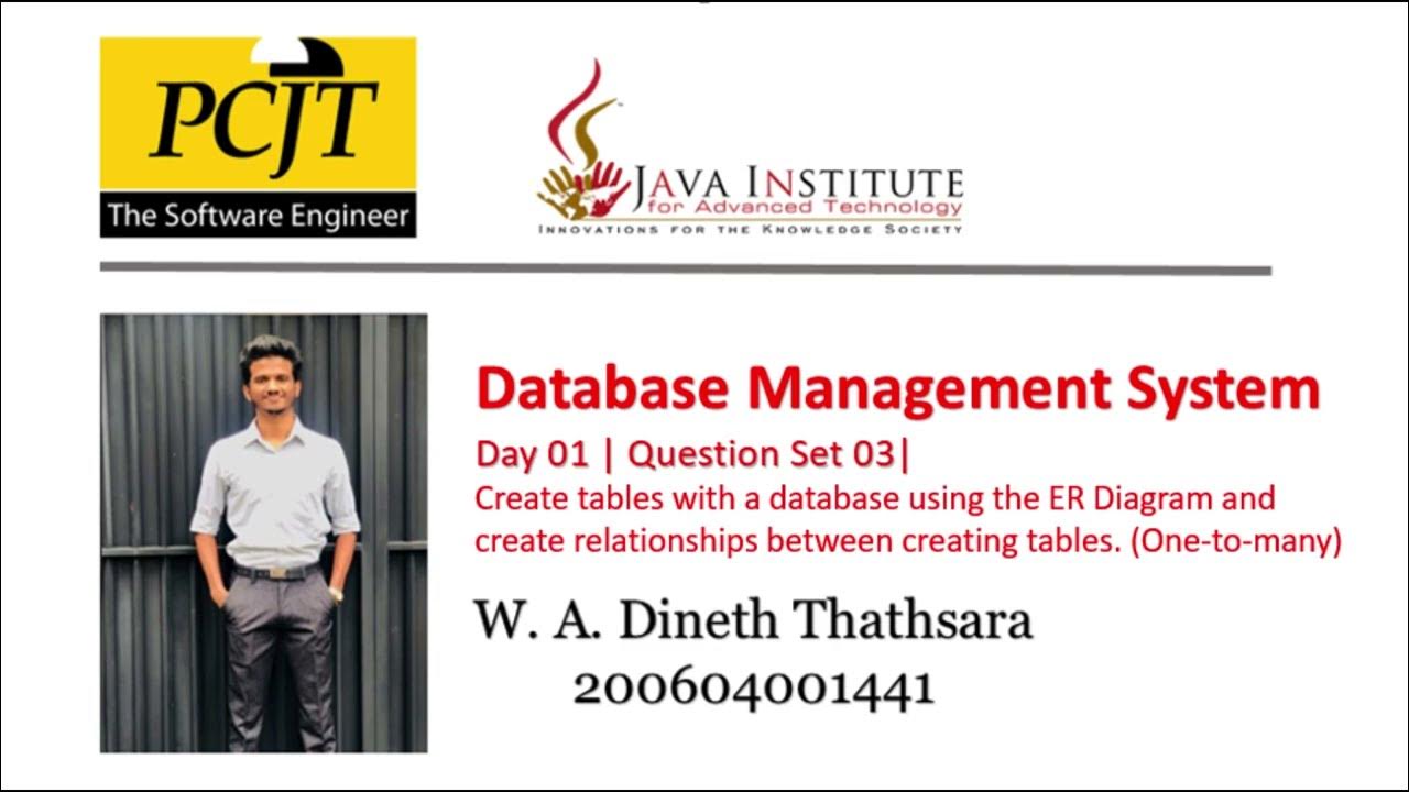 Database Management System I Day 01 | Task 03 | 1st Year | Java Institute - YouTube