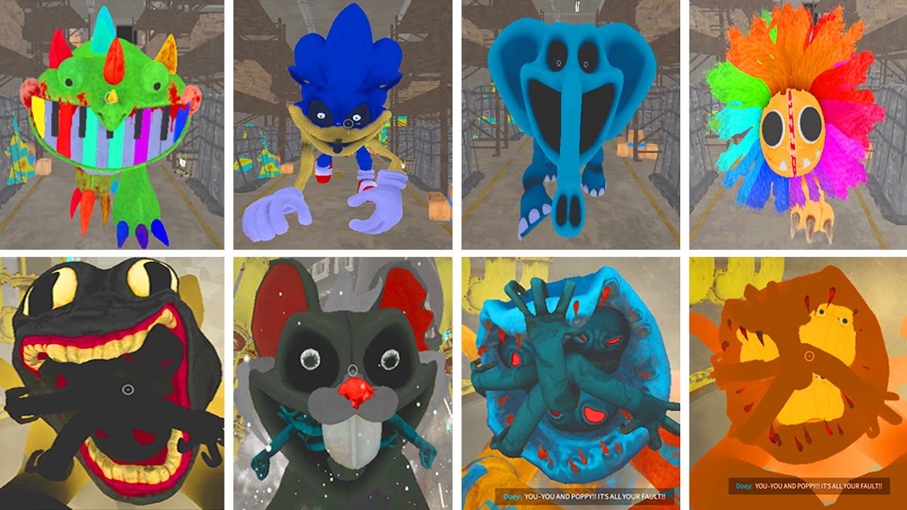 Poppy Playtime Chapter 4 New Update -Yarnaby (ElephantBig),Doey Boss ...