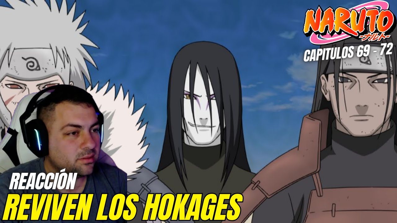 OROCHIMARU REVIVE AL 1° Y 2° HOKAGES || REACCION A NARUTO ( 69 - 72 ...