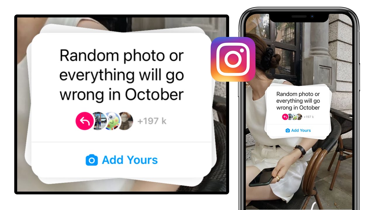 Random photo or everything will go wrong in October Instagram chain ...