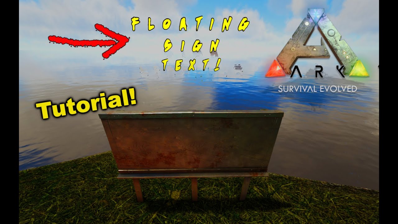 Ark:SE - Floating Text for Signs - Tutorial - YouTube