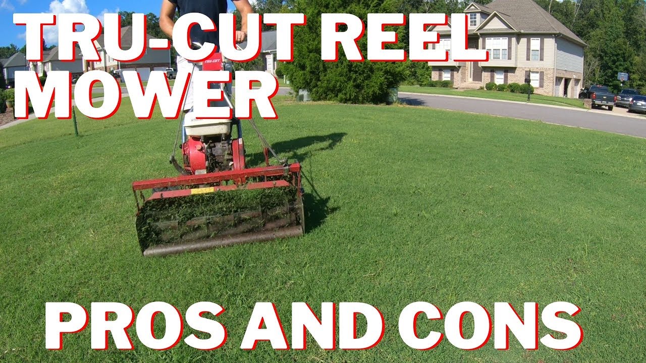TruCut Reel Mower Cons and Pros - YouTube