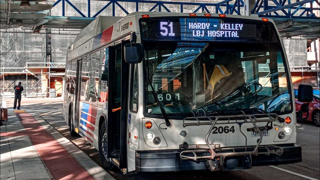 Through Downtown | Riding Houston Metro 51 Hardy-Kelley To Burnett ...
