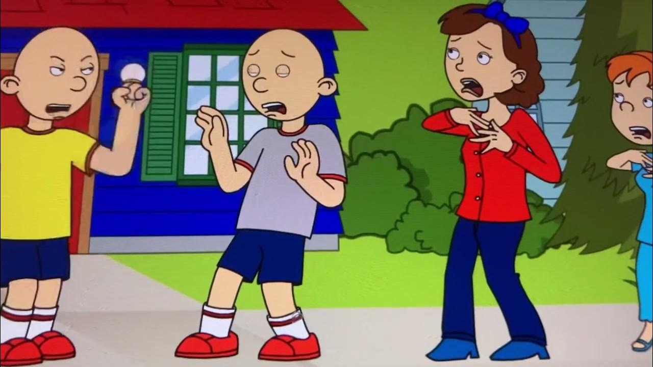 Doris and Rosie ungrounds Classic Caillou and gets grounded - YouTube