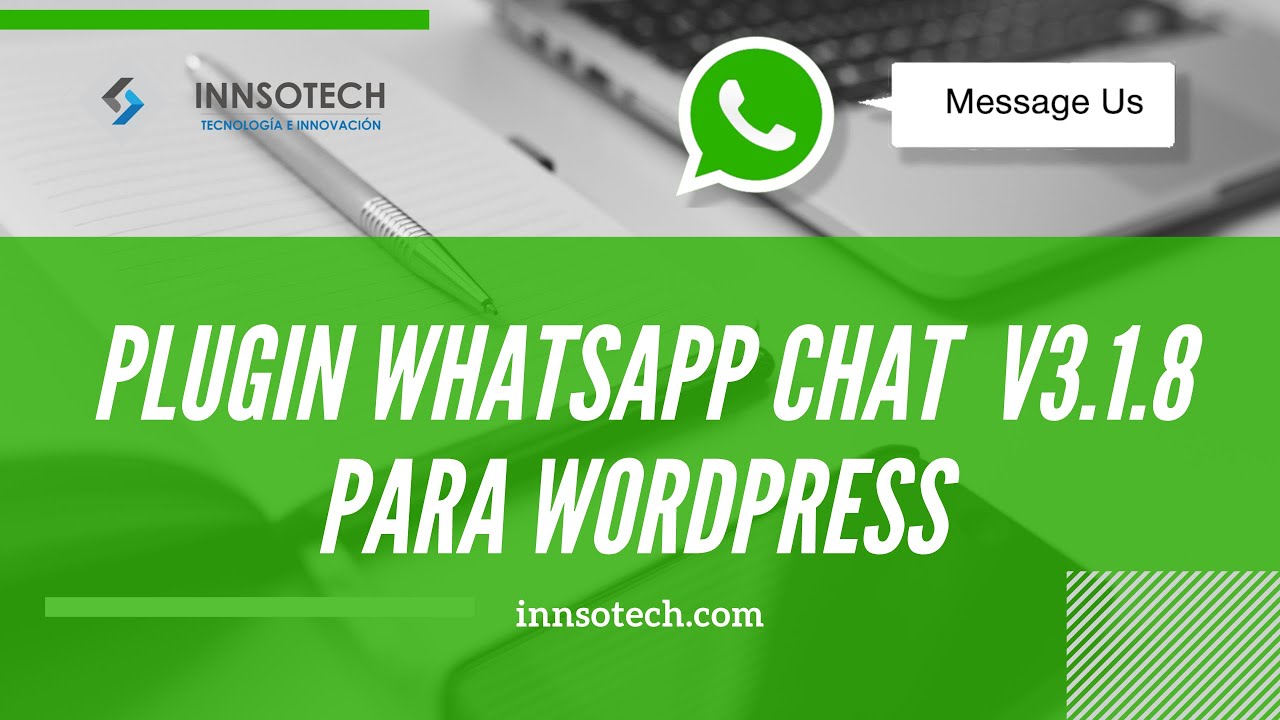 Cómo Instalar Plugin WhatsApp Chat v3.1.8 en WordPress | 2022 - YouTube