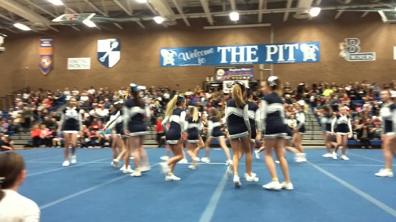 Alyssa cheer Bingham High Feb 2015 - YouTube