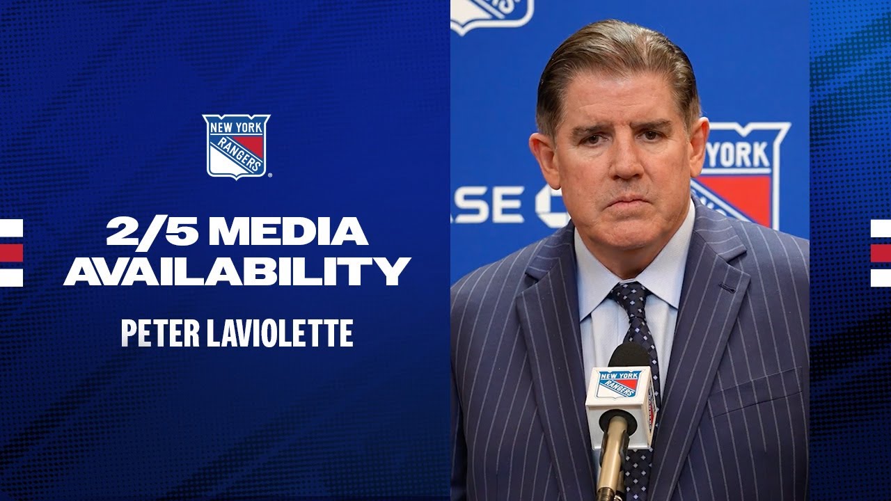 NYR vs BOS: Peter Laviolette Postgame Media Availability | Feb. 5, 2025 ...