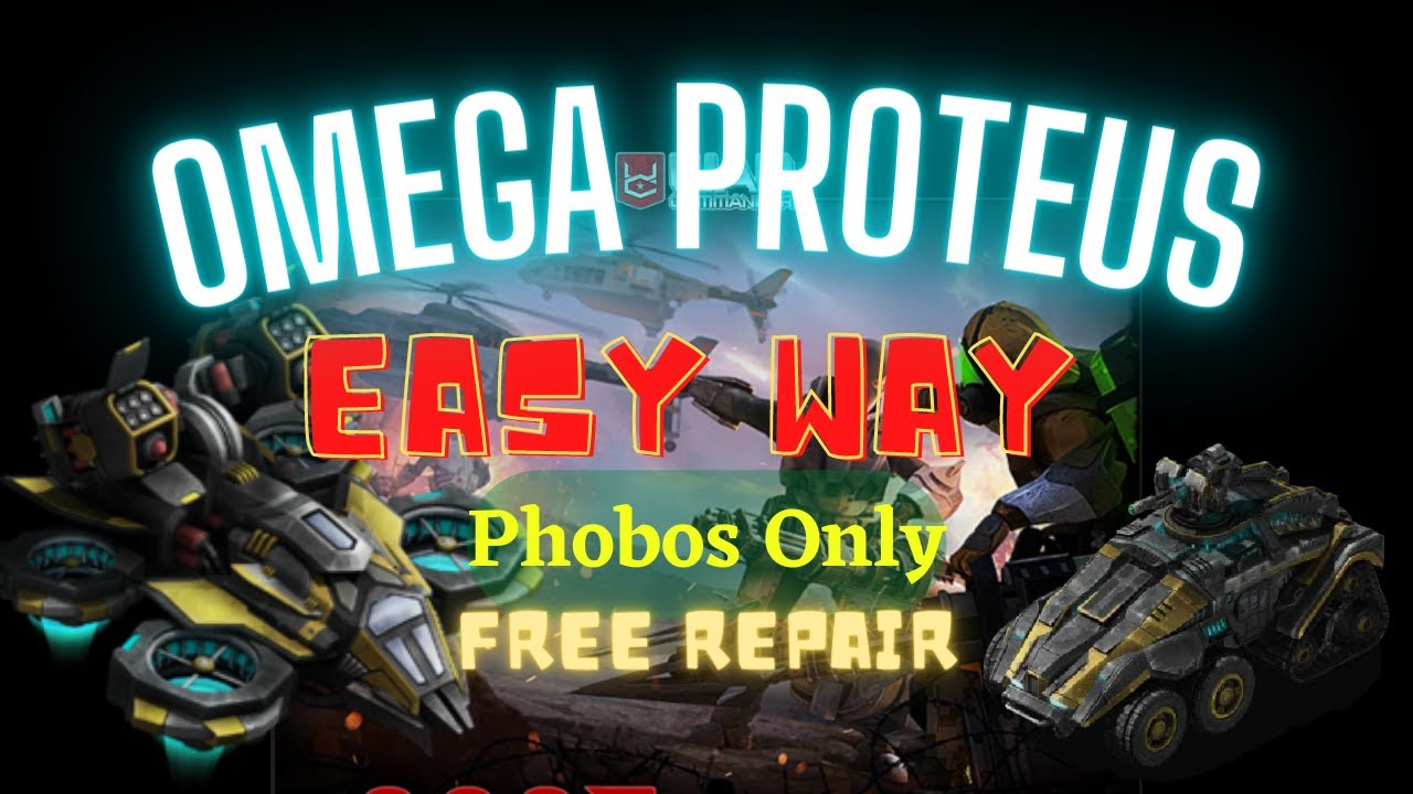 War Commander - Omega Proteus Base ( 245 ) Easy Way Free Repair - YouTube