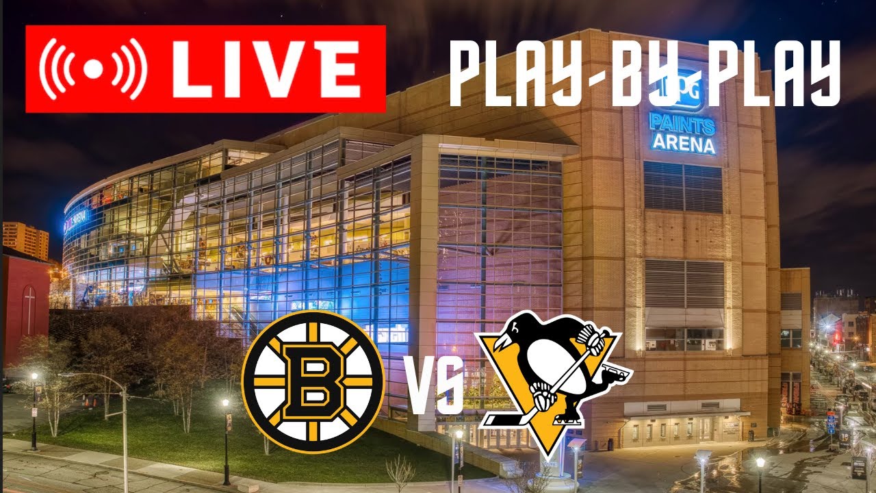 LIVE: Boston Bruins VS Pittsburgh Penguins Scoreboard/Commentary! - YouTube