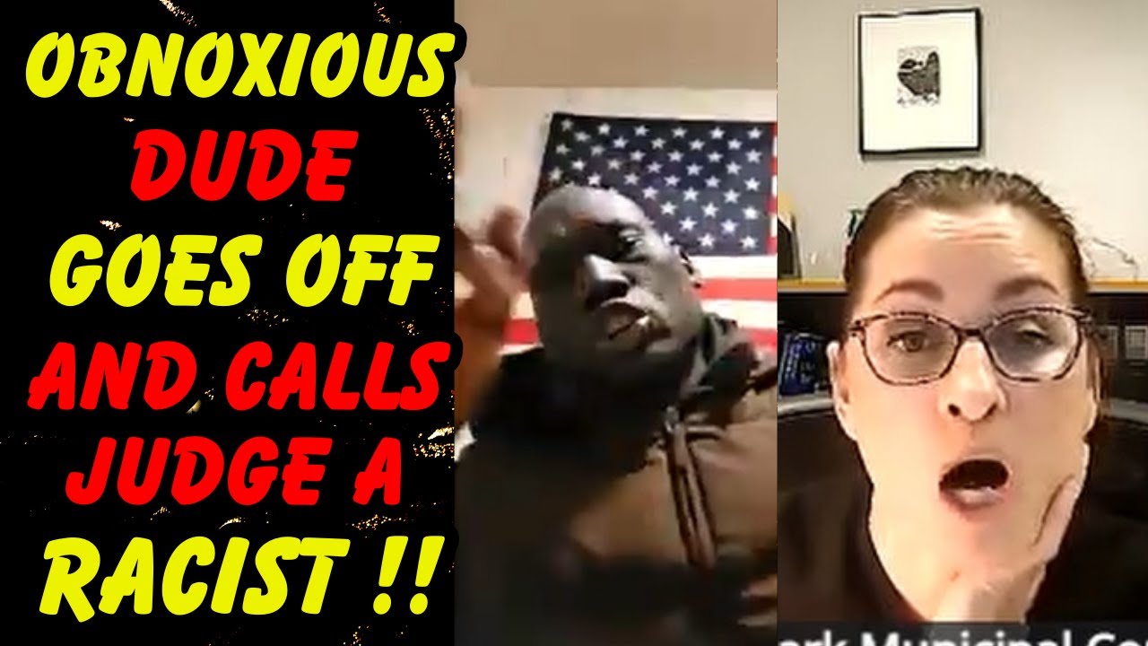 ABSOLUTELY OBNOXIOUS DEFENDANT GOES OFF ON THE COURT & CALLS THE JUDGE ...