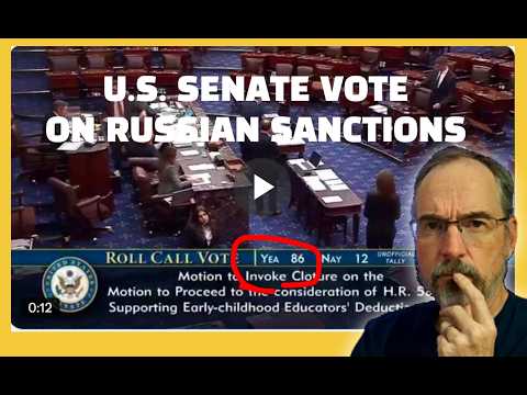 HUGE NEWS: U.S. Senate Advances Russian Sanctions Bill