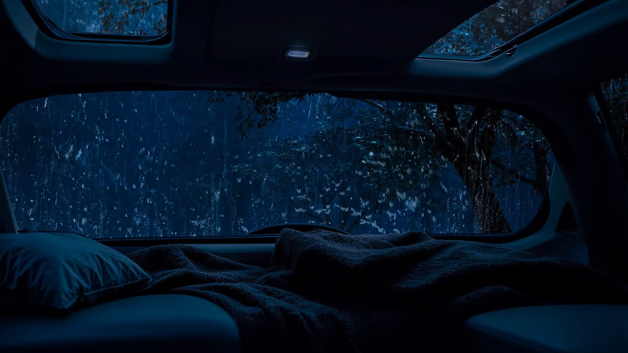 Soothing Patter of Gentle Rain within the Cozy Cocoon of Your Car - A ...