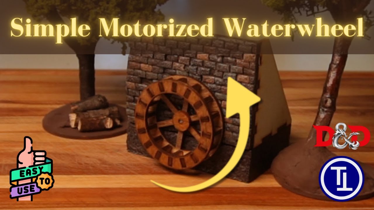 Add a WATERWHEEL or BBQ Pit to your DND and Warhammer Tabletop Terrain ...