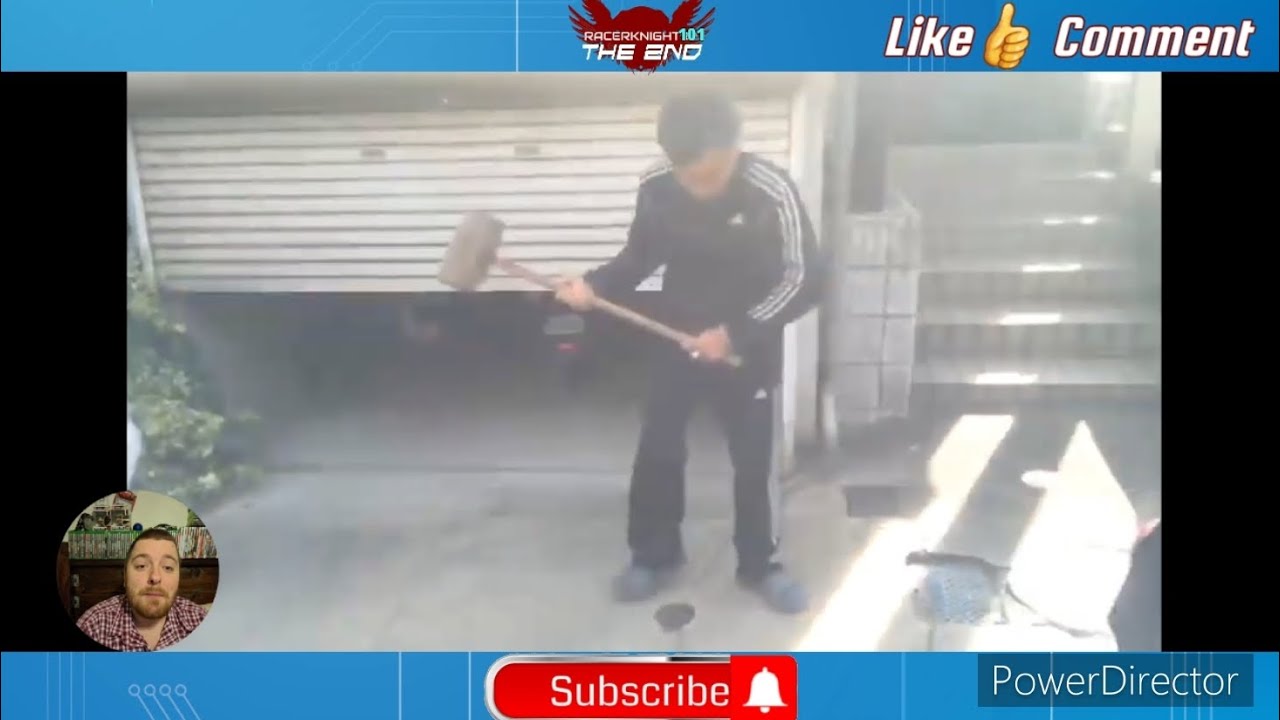 Psycho Japanese Dad Destroys PS3 Reaction - YouTube