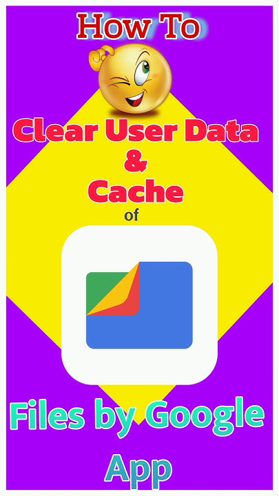 How to clear user data and cache of files by Google app|Files by Google Tutorial#shorts - YouTube