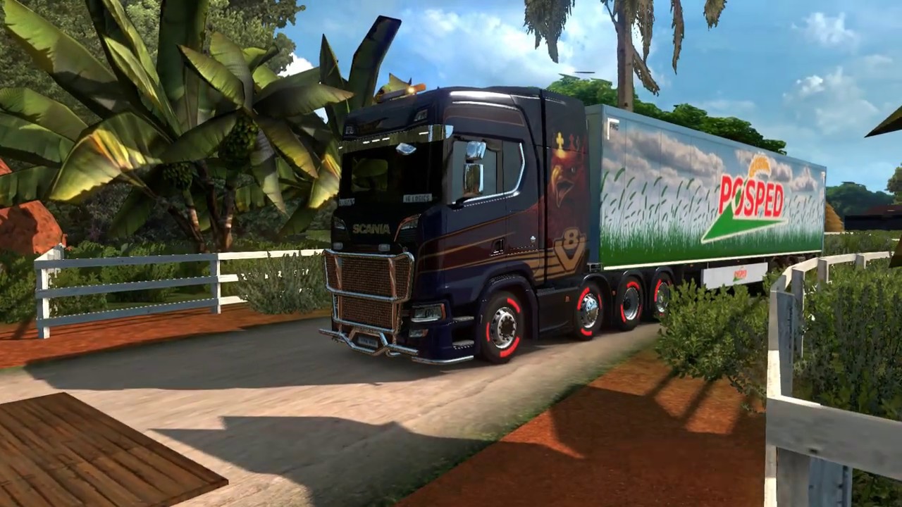 Scania Offroad Challlenge.. Driving through Indian Villages|| ETS 2 ...