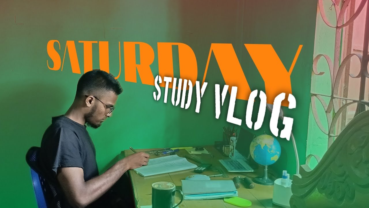 Saturday Study Vlog | Relaxed and Peaceful 😴 - YouTube