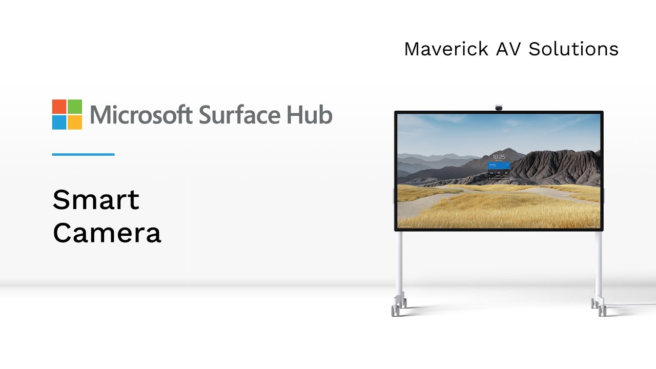 New Microsoft Surface Hub 2 Camera - YouTube