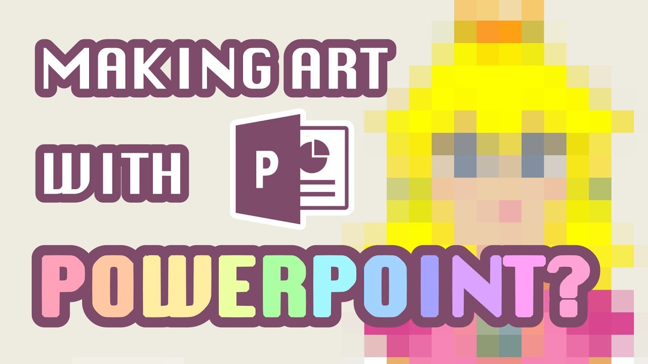 Making art with PowerPoint...(very sorry) - YouTube